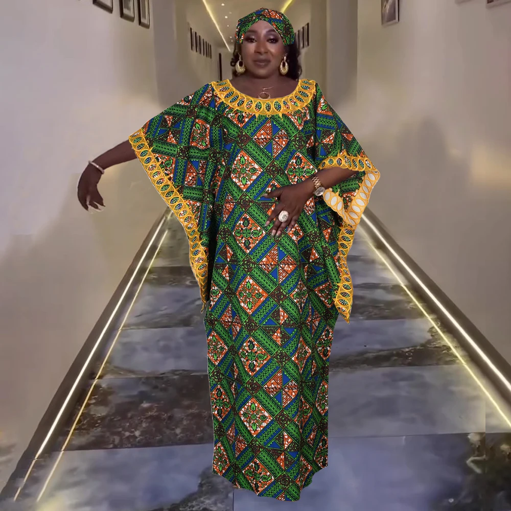 Elegant-African-Dresses-for-Women-Muslim-Print-Boubou-Dashiki ...