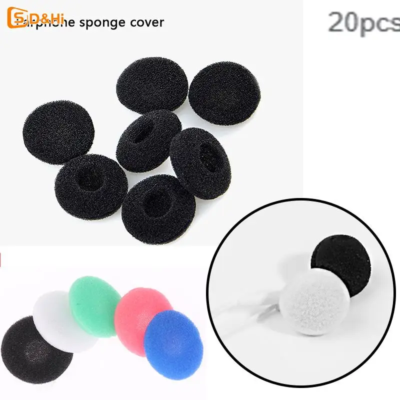 20pcs-Earpads-Covers-MP3-MP4-Moblie-Phone-Ear-Pads-For-Headphones-Foam ...
