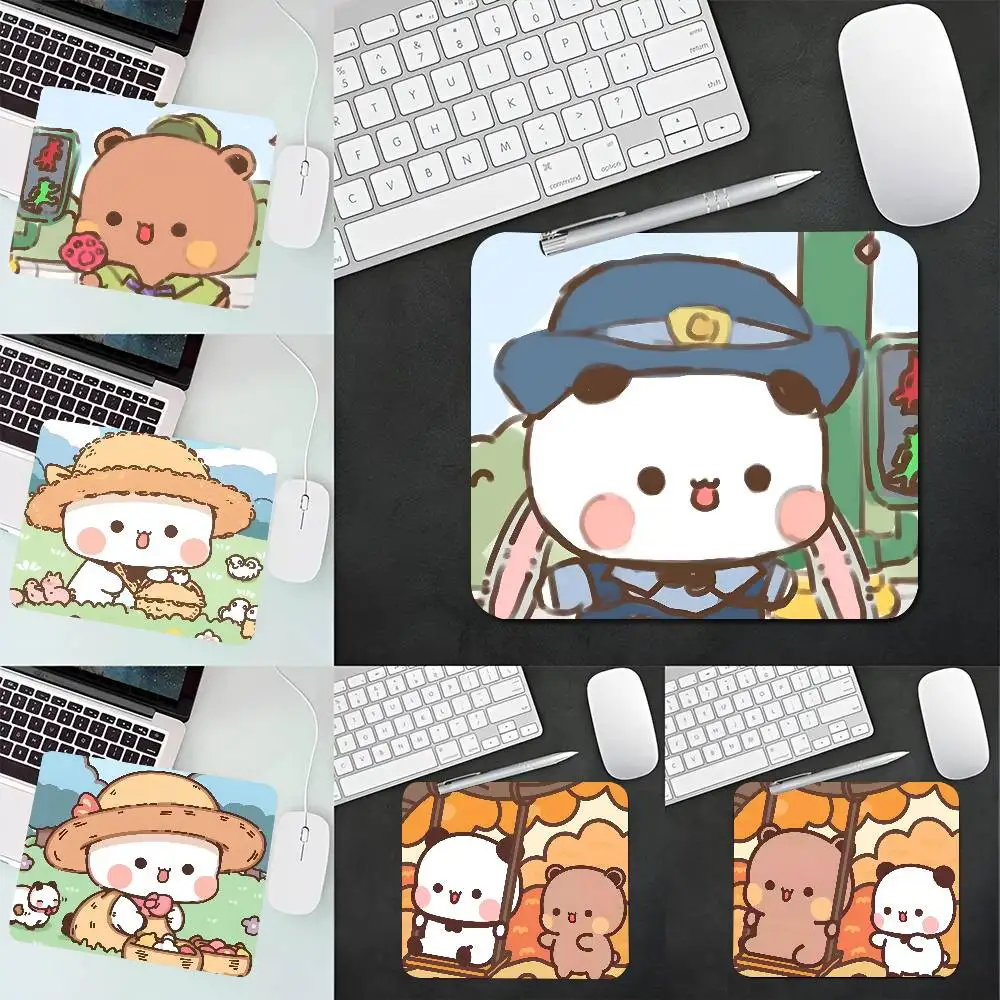 Cute Cartoon Couple DUDU BUBU Mousepad Small LockEdge Mouse Pad For ...