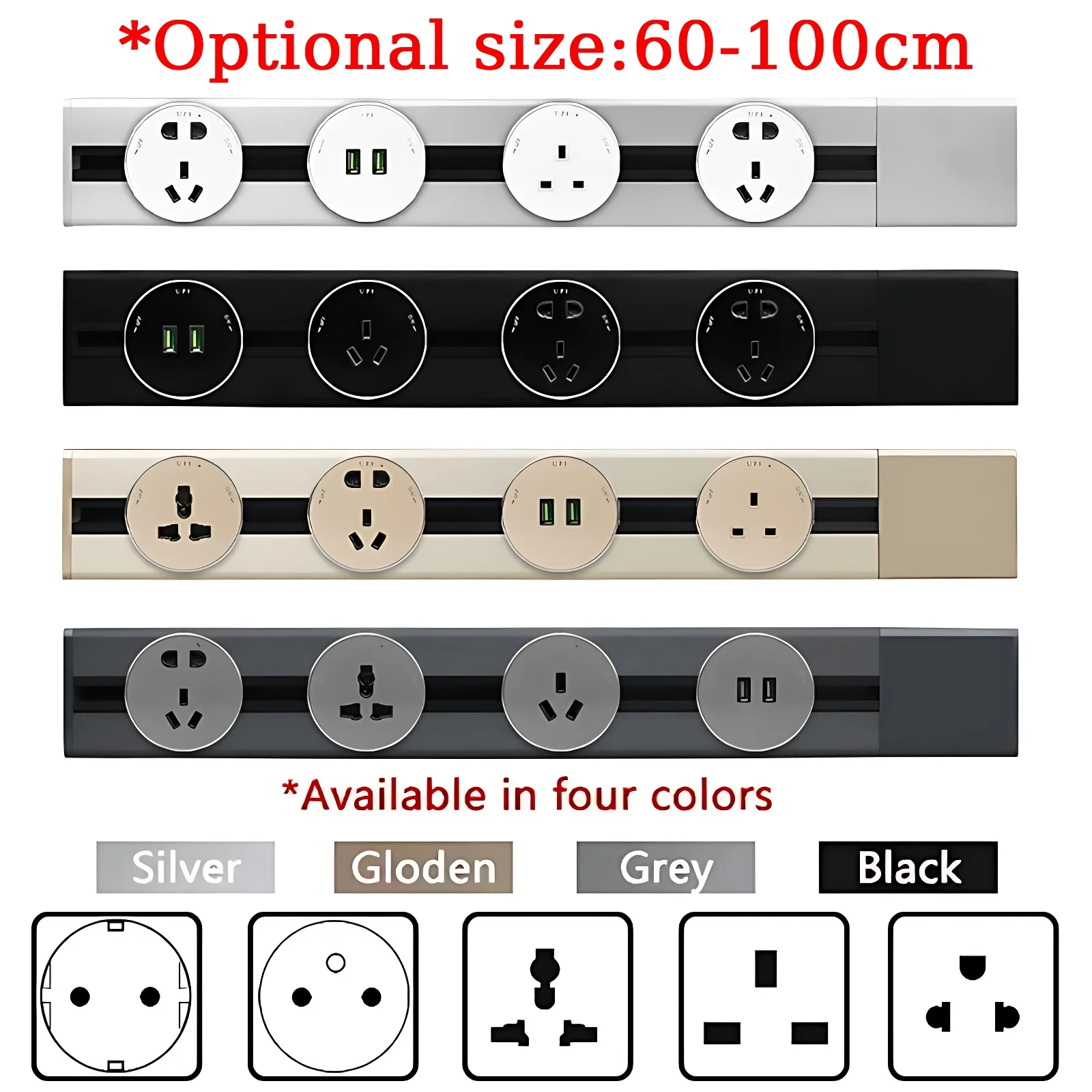 Wall-Surface-Power-Track-Socket-Outlet-UK-US-AU-EU-Standard-Removable ...