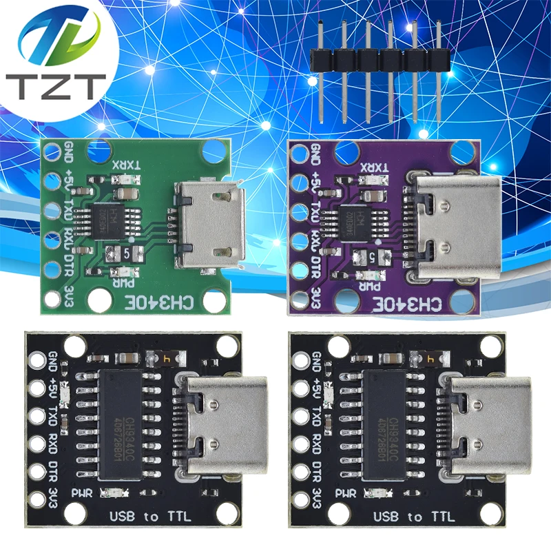 Generic Tzt Ch340n Sop8 Usb To Ttl Module Pro Mini Downloader Replaces ...