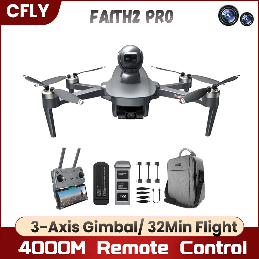 C-fly-Faith-2pro-Drone-With-4k-Hd-Camera-3-axis-Gimbal-5g-Wifi-Obstacle ...