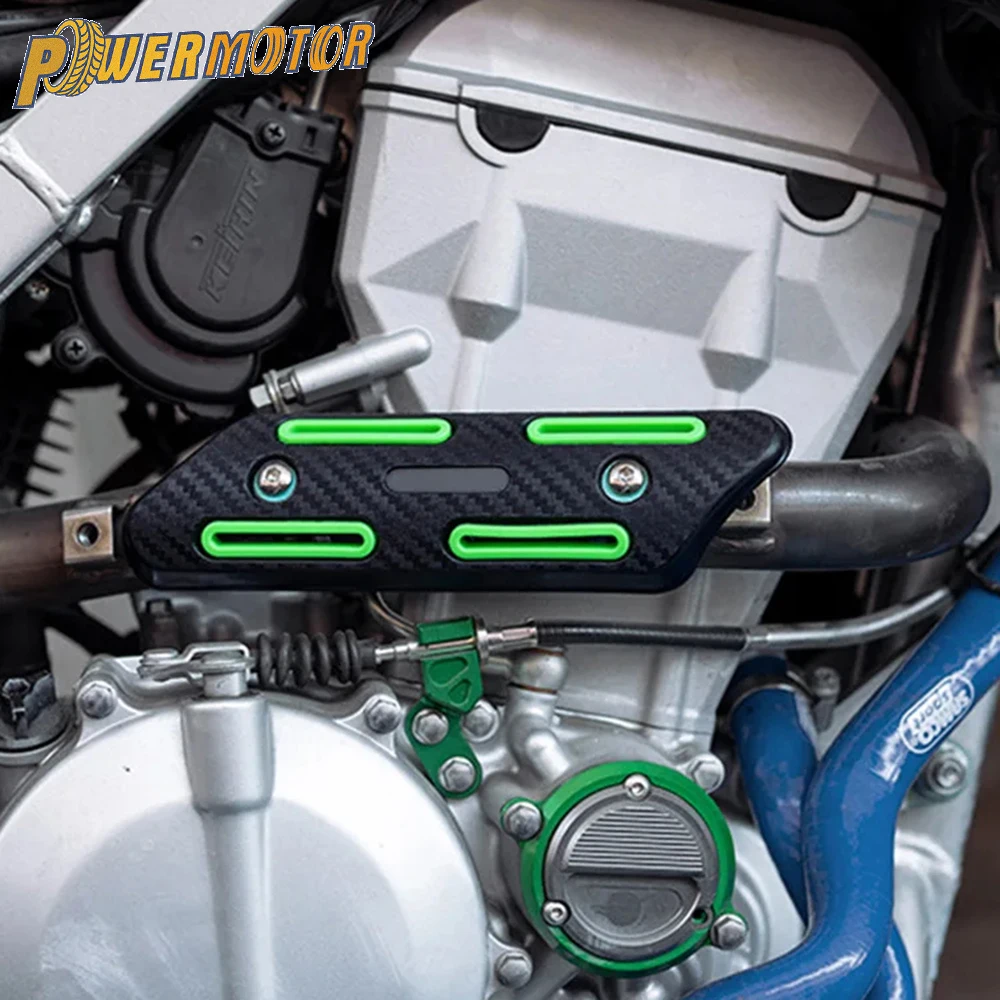 Motorcycle-Exhaust-Heat-Shield-PPS-Plastic-Protection-Muffler-Pipe ...