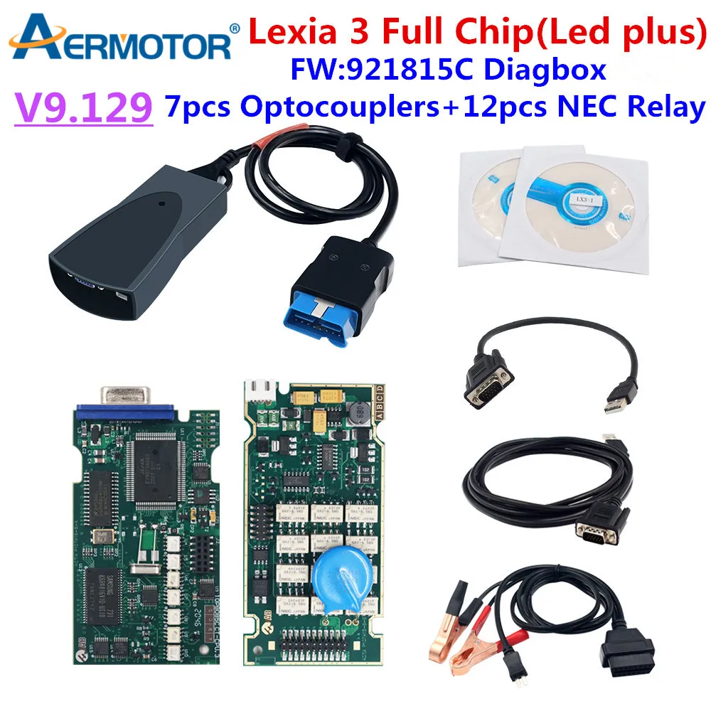 Best Lexia 3 Diagbox V9.129 Full Chip 921815C Golden Edge Diagnostic ...