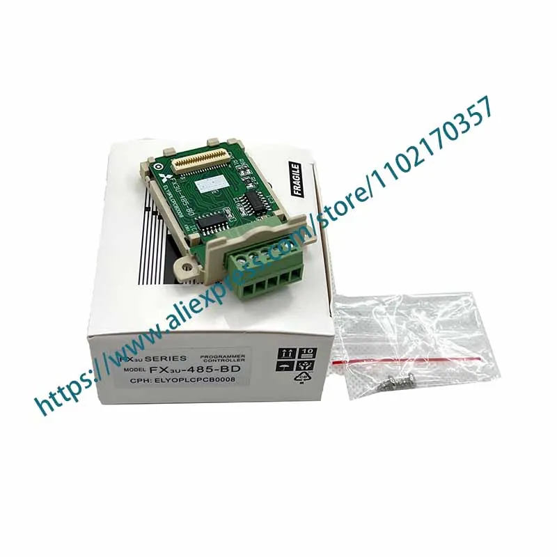 New FX3U 485 BD FX3U485BD communication board RS485 interface for PLC FX3U compatible One Year ...