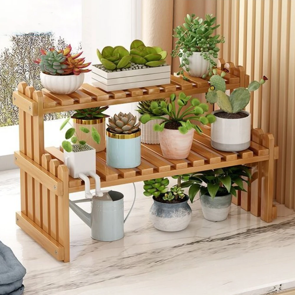 Indoor-Plants-Holder-Wood-Shelf-Flower-Pot-Shelves-Bay-Window-Small ...