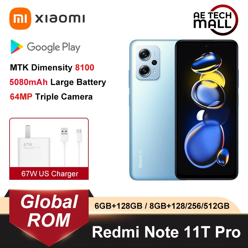 Xiaomi-Redmi-Note-11-T-Pro-ROM-Global-Carregamento-R-pido-5G-128GB ...