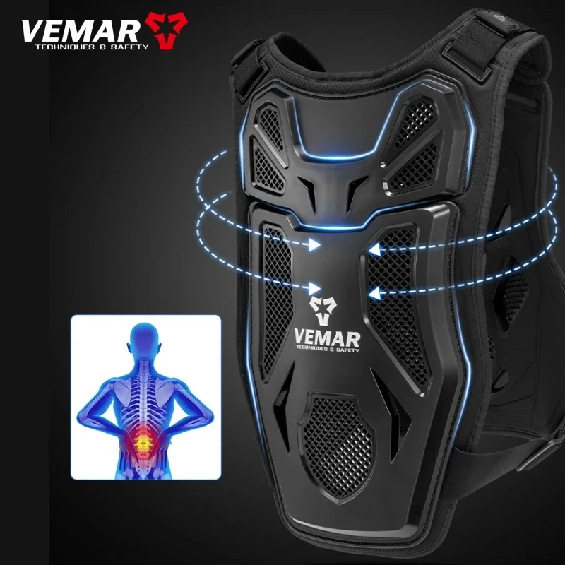 Professional-Motorcycle-Armor-Men-Safety-Vest-Jacket-Motocross-Off-Road ...