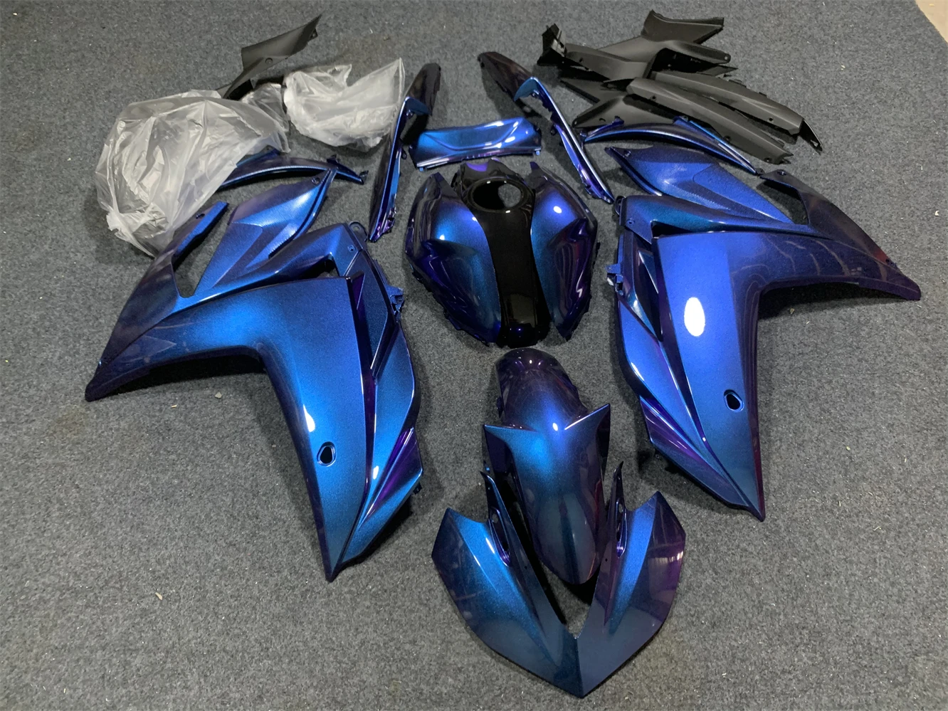 Motorcycle Fairing Set Body Kit Plastic For Yamaha R3 R25 2014 2015 ...