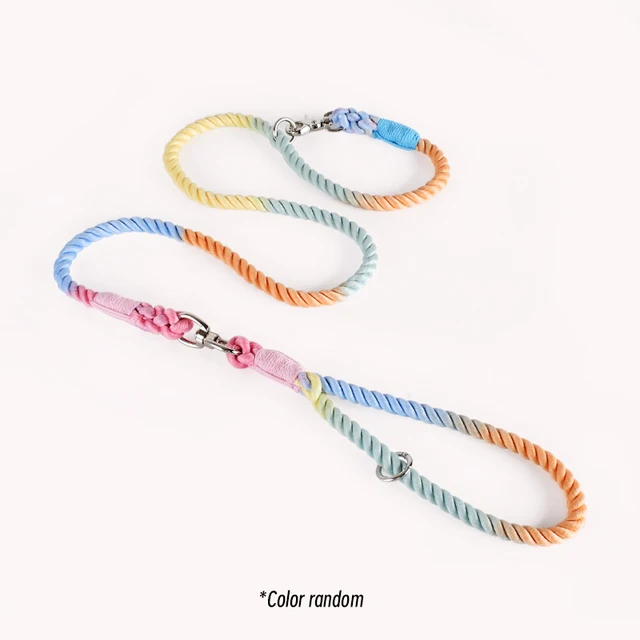 Woven Cotton 1 Piece P-type Rope Pet Leash Explosion-Proof Punch ...