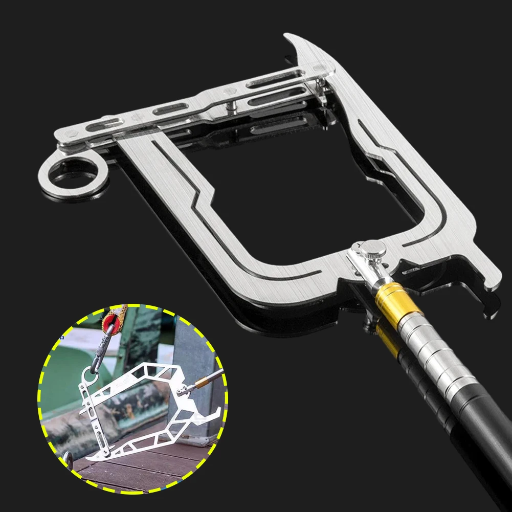 Multi-Purpose Mooring Rope Dock Hook Stainless Steel Long-distance ...