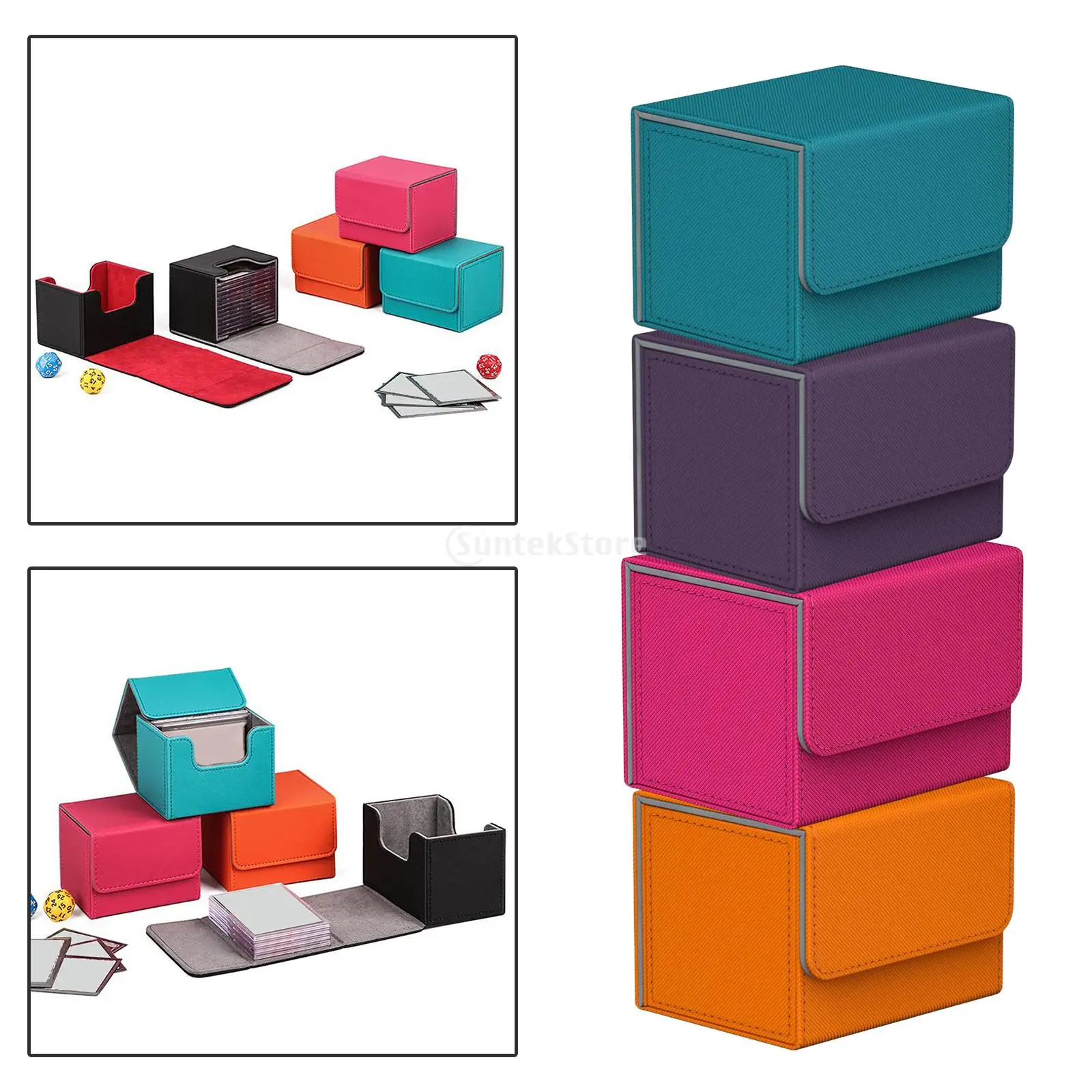 Trading-Card-Deck-Box-Holder-Large-Card-Deck-Case-MTG-Card-Organizer ...