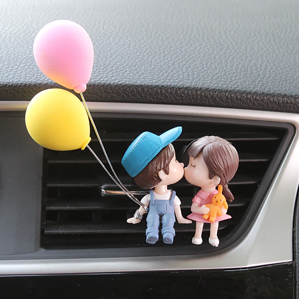 Boy Girl Couple Car Perfume Lovely Air Conditioning Aromatherapy Clip ...