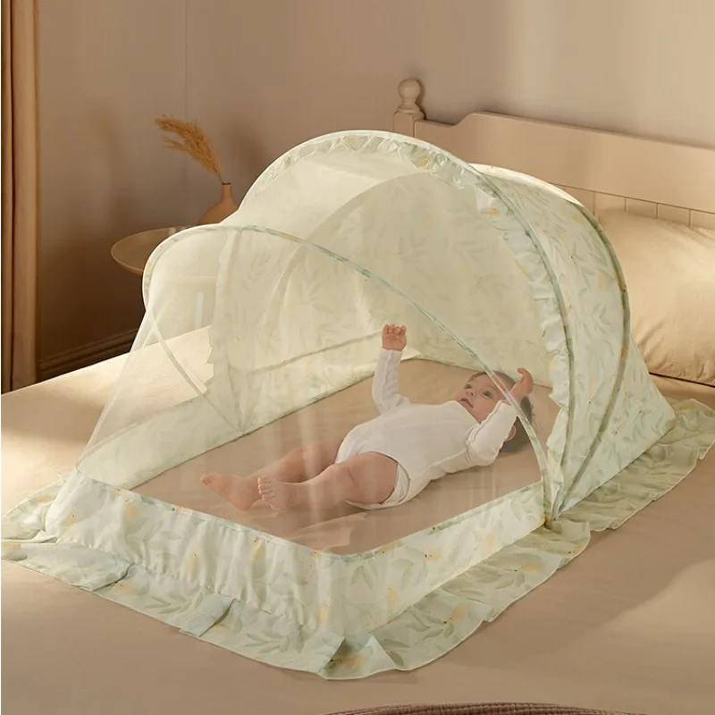 Infant-Mosquito-Proof-Cover-Baby-Room-Foldable-Full-cover-Baby-Bed ...