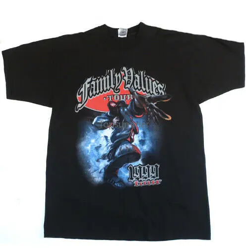Vintage Family Values 1999 T-Shirt Limp Bizkit Korn Dmx