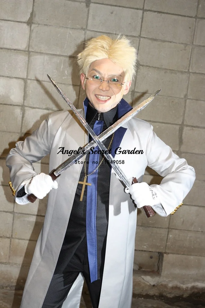 Customizable Hellsing Alexander Anderson Cosplay Costume Halloween ...