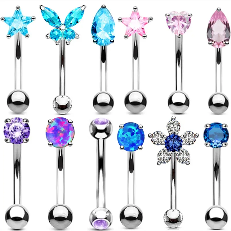 3PCS-Heart-Eyebrow-Piercing-Set-Crystal-Curved-Barbell-Piercing-Flower ...