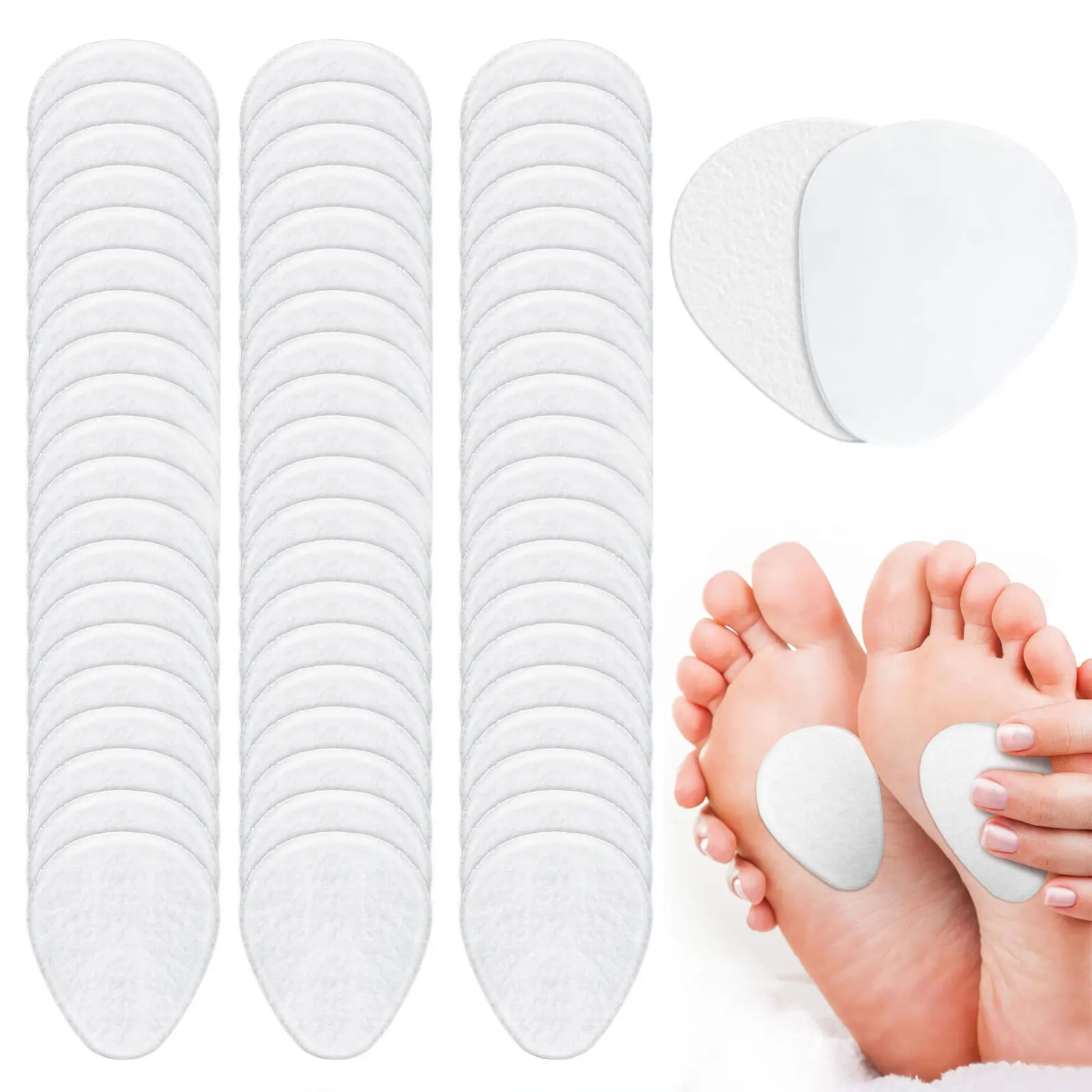Metatarsal Pads: Soft & Non-Slip Wool Felt Arch Pads, Premium Strips ...