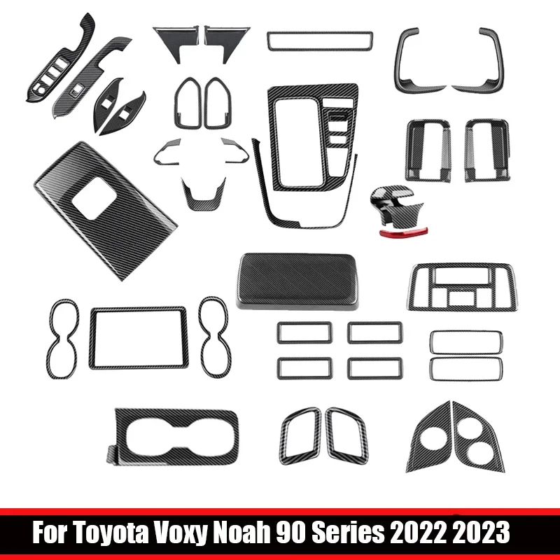ABS Carbon Fiber For Toyota Voxy 90 Series 2021 2022 2023 Interior ...