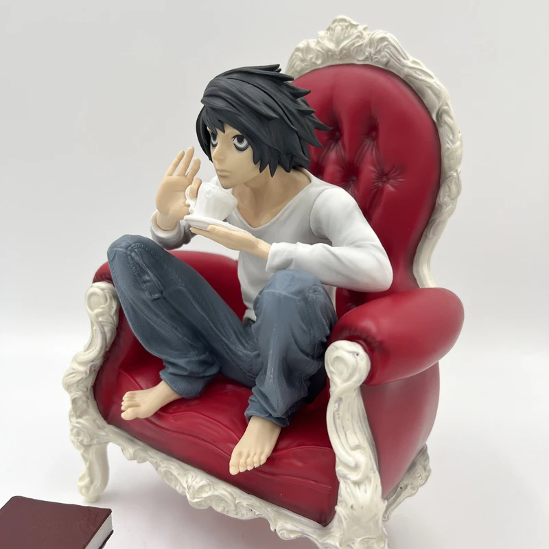 24cm L Lawliet Coffee Watari Anime Figure - Death Note Shop