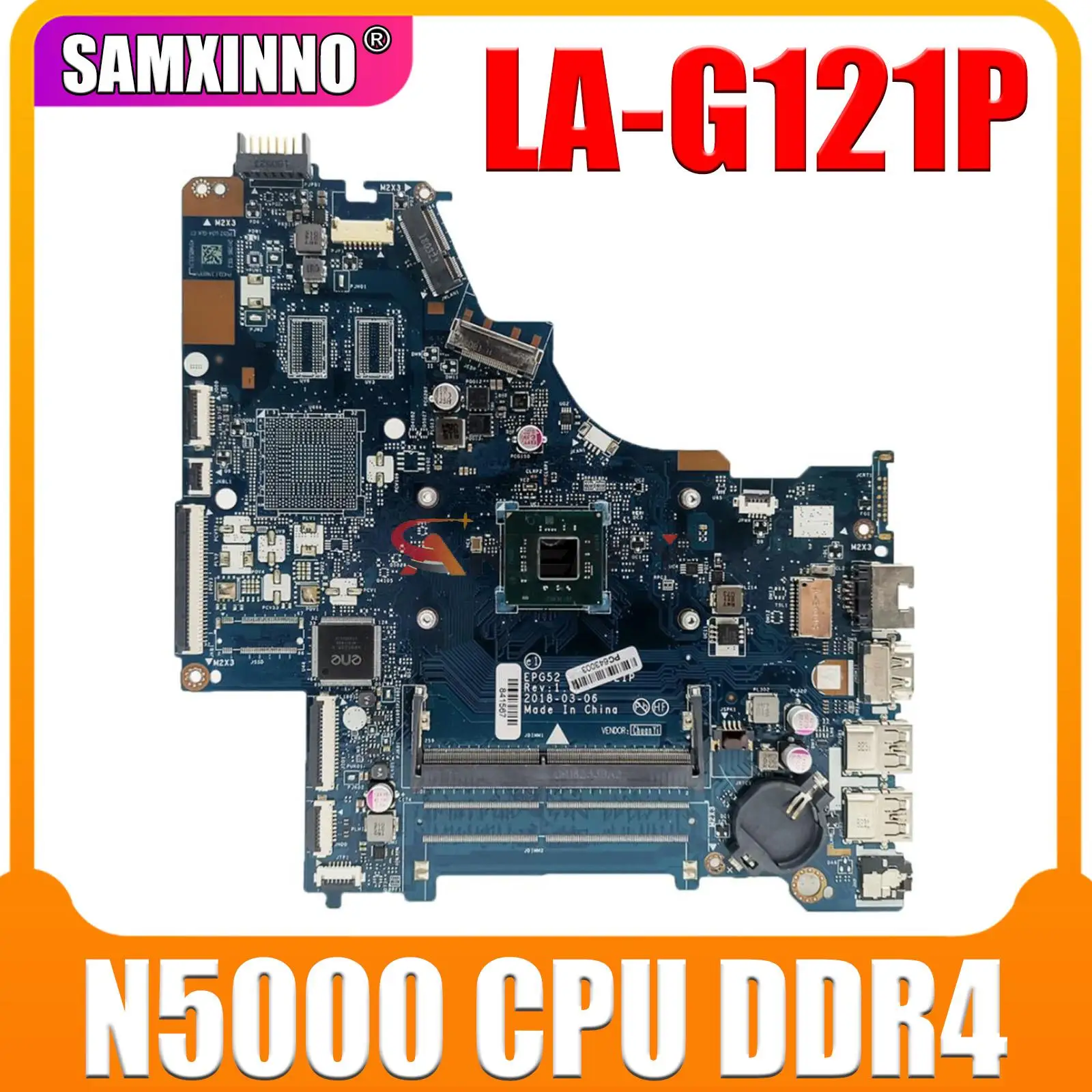 Refurbished L19050-601 For HP 15-BS Laptop Motherboard EPG52 LA-G121P ...