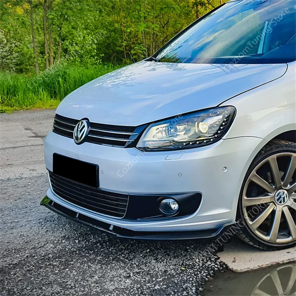 For-VolksWagen-Touran-MK2-1T3-3Pcs-Front-Bumper-Lip-Spoiler-Splitter ...