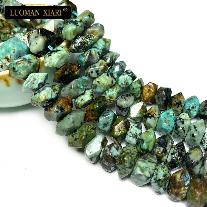 AAA Natural African Turquoise Stone Beads 6x11 Special Shape Loose ...