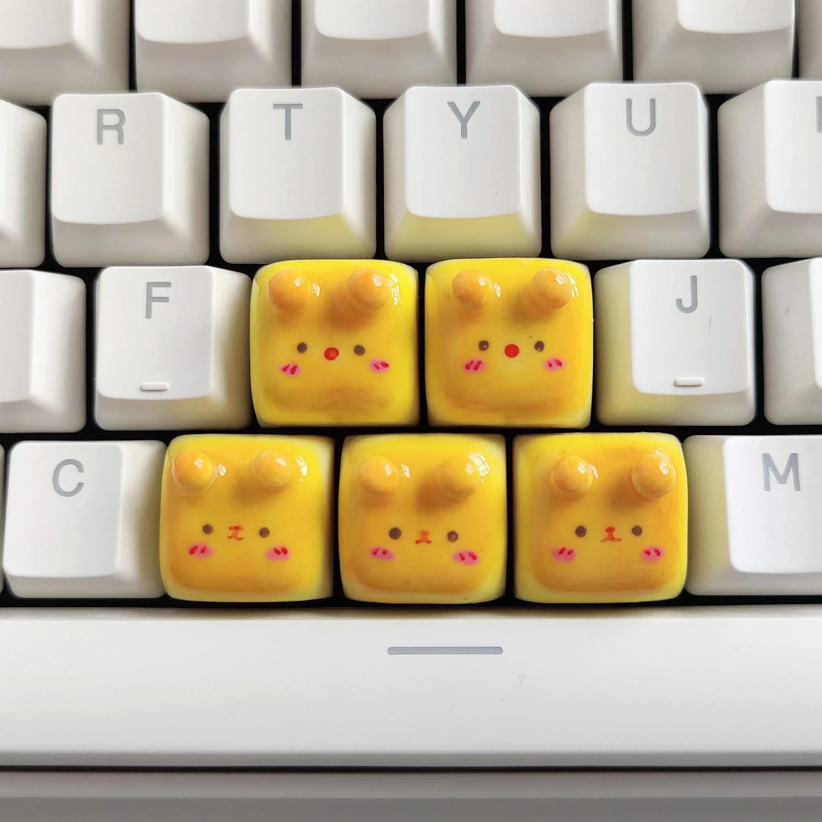 Personalized-Exquisite-Gift-Clay-Key-Cap-Cute-Bread-Handmade-Customized ...