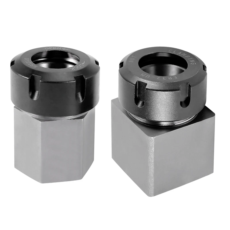 ER32-Collet-Chucks-Block-Set-Of-2-Square-And-Hex-Workholding-Holder-For ...