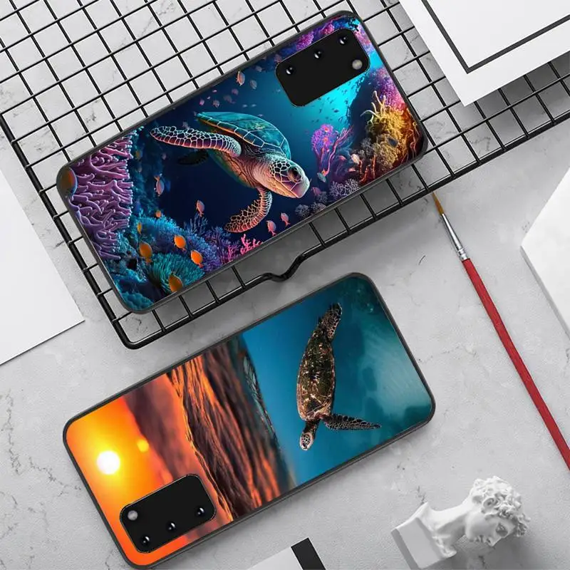 Ocean-Sea-Turtle-Phone-Case-For-Samsung-S-20-21-22-23-plus-Ultra-for ...