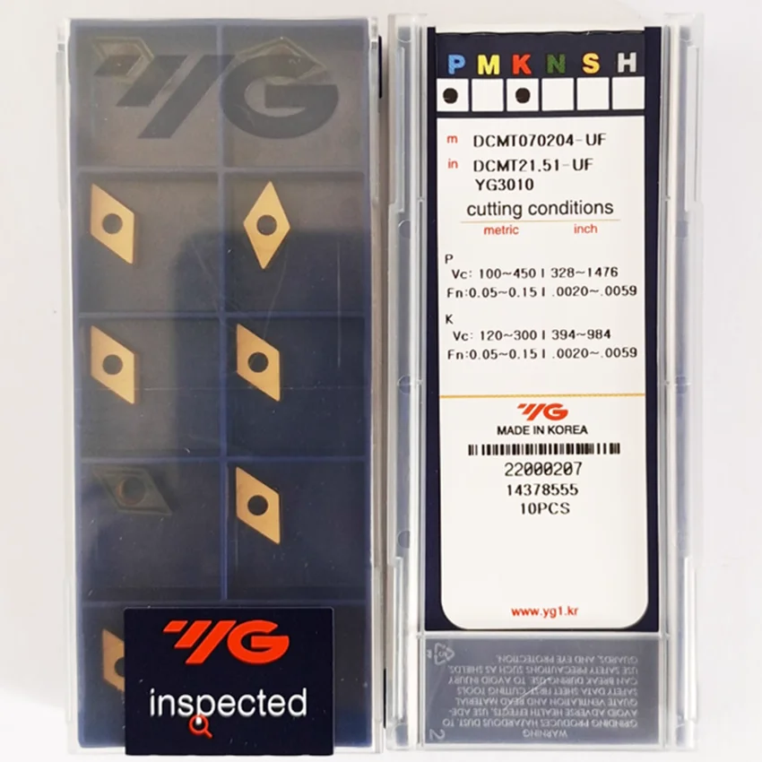 DCMT070204-UF-YG801-DCMT070204-UF-YG3010-YG3020-YG3030-Original-YG ...