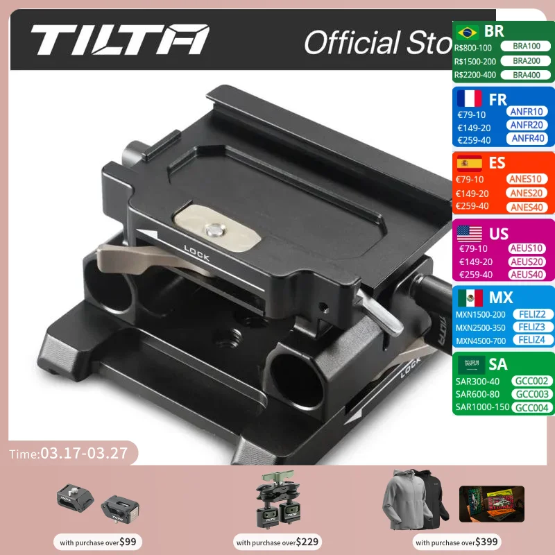 TILTA-TA-BSP-15mm-LWS-Baseplate-Compatible-with-Bmpcc-Z-CAM-Panasonic ...