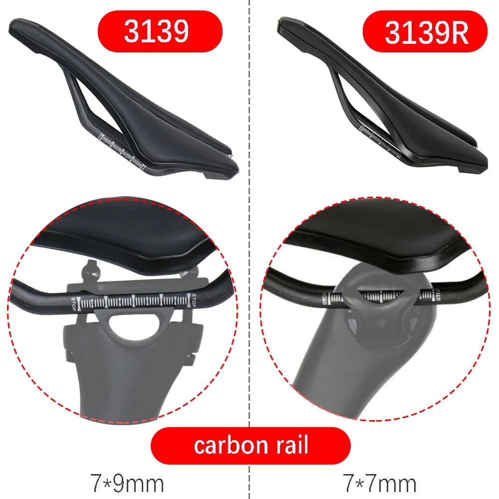 ELITAONE Road/MTB Bike Saddle 130g Ultralight Carbon Rail 245*139mm ...