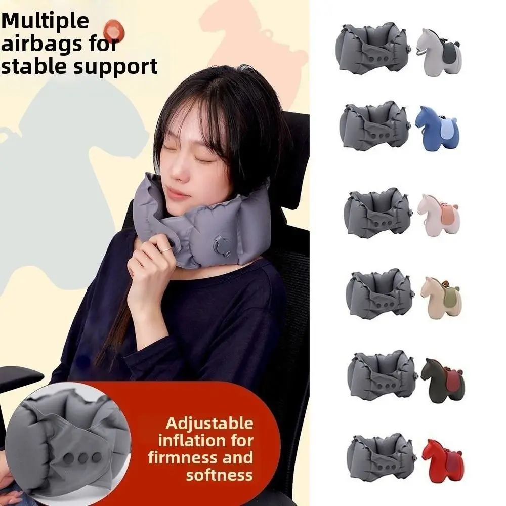 Neck Protection Inflatable Neck Pillow Super Light Creative U-shaped ...