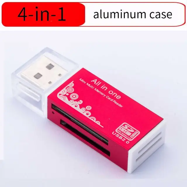 4In1 TF Micro SD M2 MS Memory Card Reader High Speed USB2.0 MMC Adapter ...