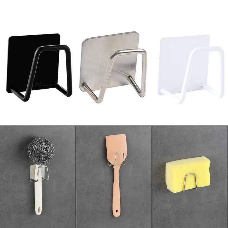 1pcs-Kitchen-Stand-Hook-Sponges-Holder-Drain-Drying-Stainless-Steel ...