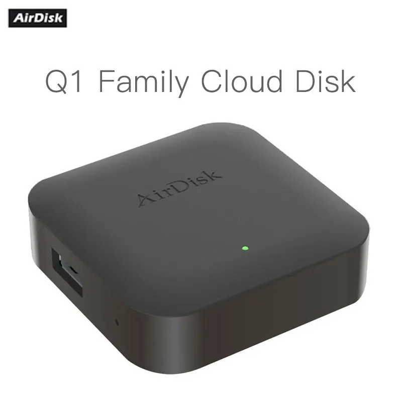 AirDisk Q1 Mobile Hard Disk Box Home NAS Home Network Storage Server ...