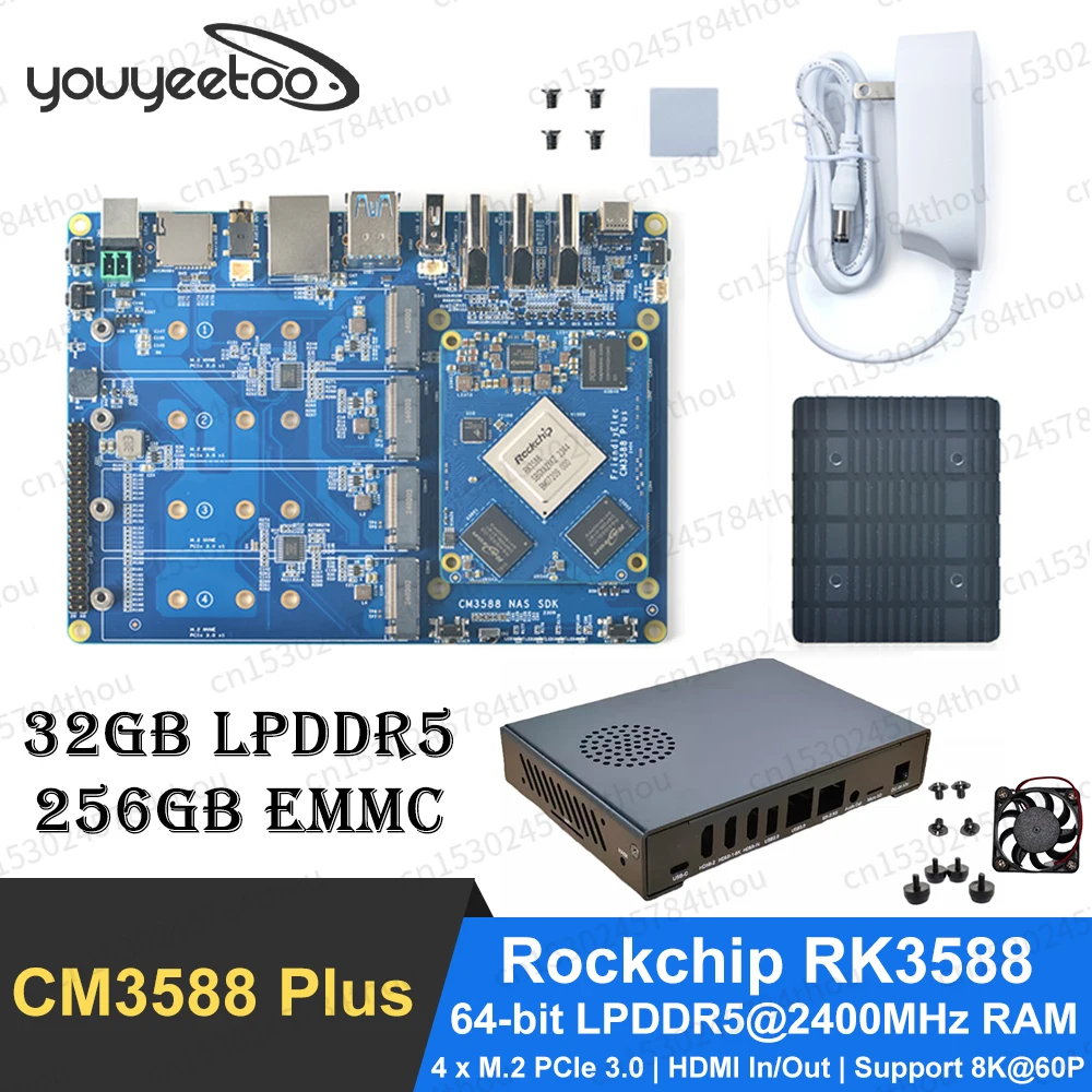 CM3588-Plus-Kit-NAS-placa-de-desarrollo-controlador-Ethernet-PCIe-2-5G ...