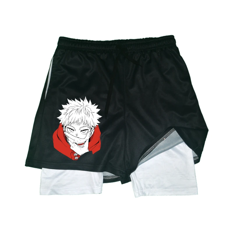 Anime Jujutsu Kaisen Men Running Trunks Quick-dry Print Joggers Casual ...