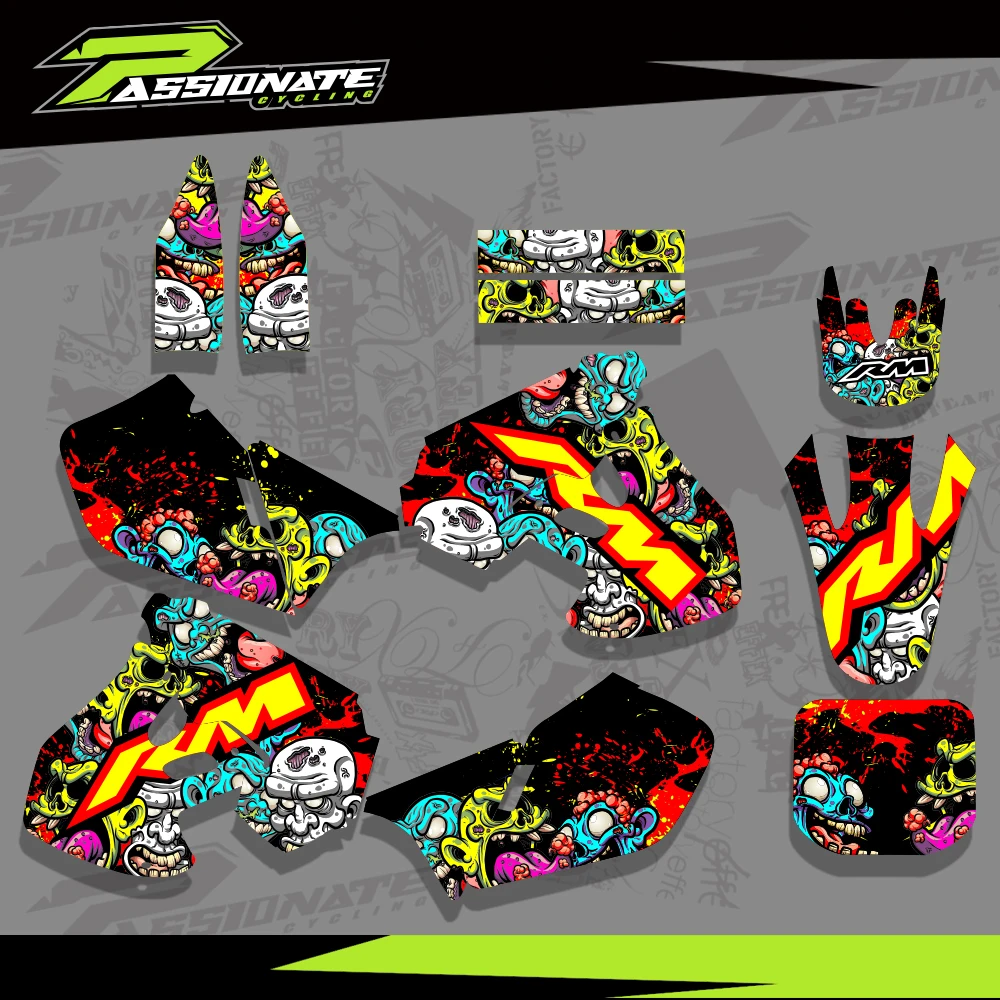 For SUZUKI RM125 RM250 RM 125 RM 250 1999 2000 Graphics Decals Stickers ...