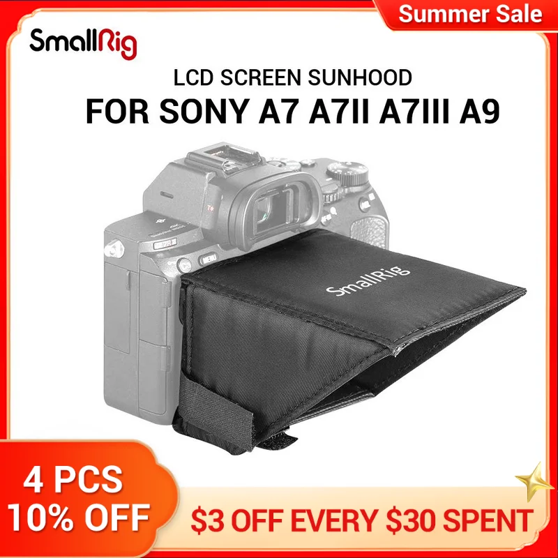 SmallRig A7M3 LCD Screen Sunhood for Sony A7 A7II A7III A9 Series ...
