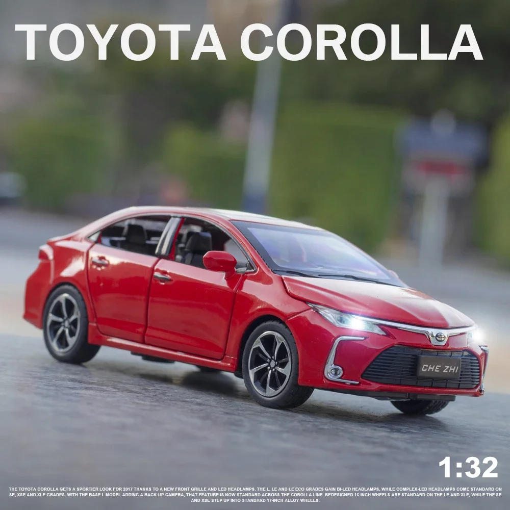 1:32 Toyota Corolla Alloy Car Toy Car Metal Collection Model Car Sound ...