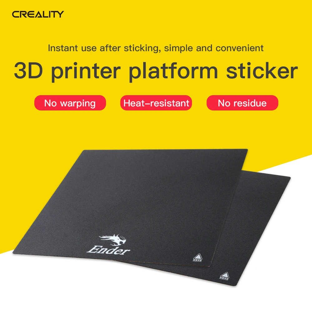 CREALITY-3D-Original-Black-Build-Surface-With-3M-Sticker-3D-Printer ...