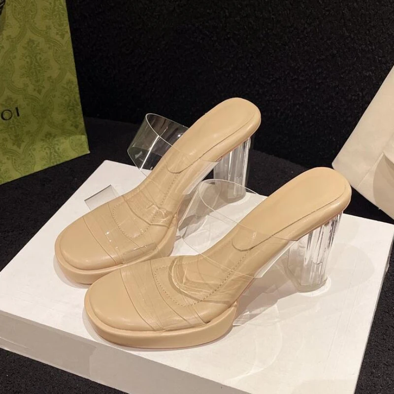 Summer-Women-Pumps-Sandals-PVC-Jelly-Slippers-Open-Toe-High-Heels-Women ...