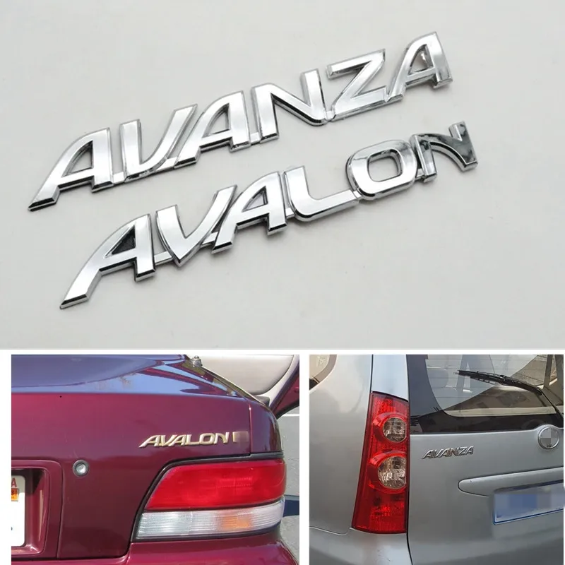 Car-Chrome-3D-Letter-Sticker-Rear-Trunk-Emblem-Badge-Logo-Nameplate-For ...