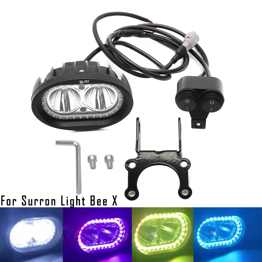 For-Surron-Light-Bee-X-Upgrade-LED-Headlight-with-Bracket-Five-Colors ...