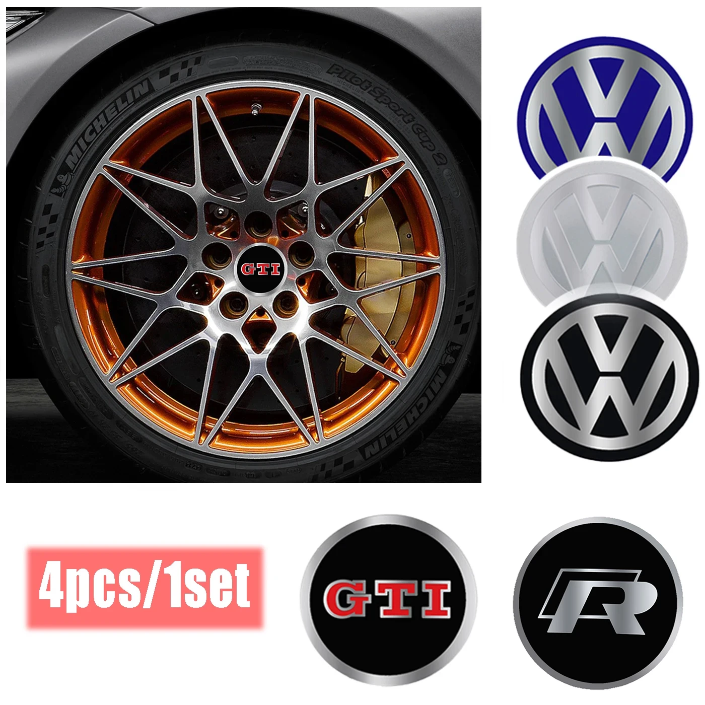 56-60-65MM-Car-Wheel-Center-Hub-Caps-Sticker-Tire-Rim-Covers ...