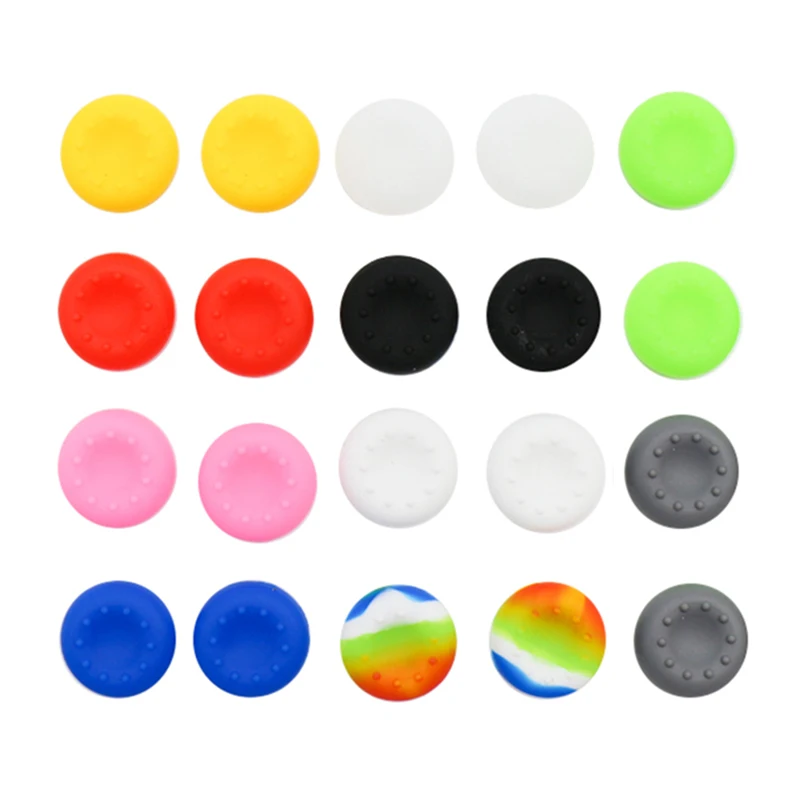 Non-slip Silicone Analog Joystick Thumb Stick Grip Cap for PS2 PS3 PS4 ...