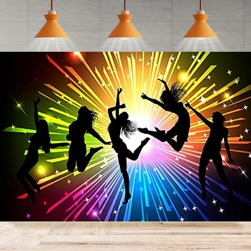 Concert-Dance-Photography-Backdrop-Luxury-Stage-Spotlight-Night-Club ...