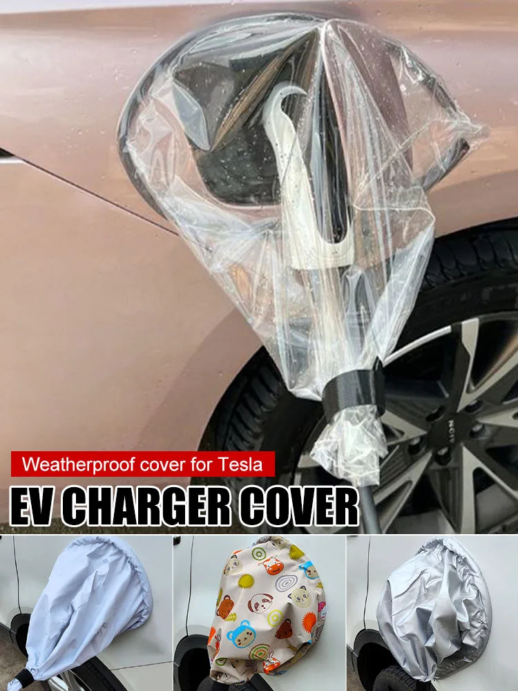 EV Charger Plug Port Cover Magnetic Electric Car Charging Port Cover ...